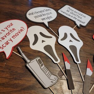 Scream Party Decorations, Halloween Photo Props, Kids Halloween Party ...