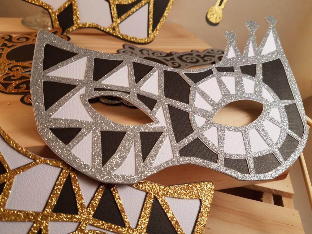 Masquerade Mask, New Years Eve Decorations, Mardi Gras Mask, 40th ...