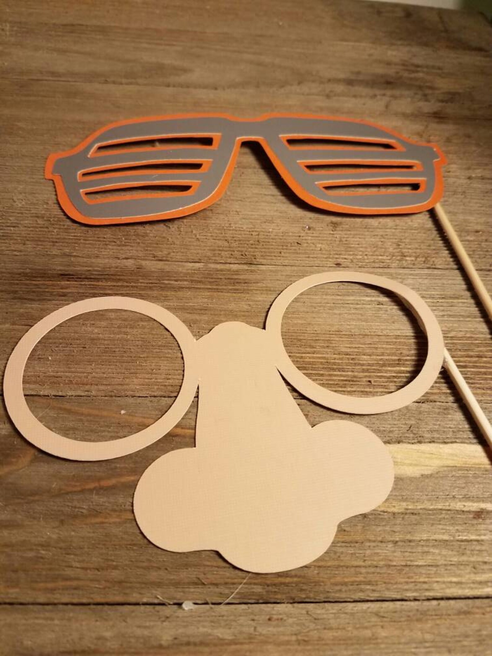 Glasses Photo Booth Props Custom Photo Booth Props Birthday | Etsy