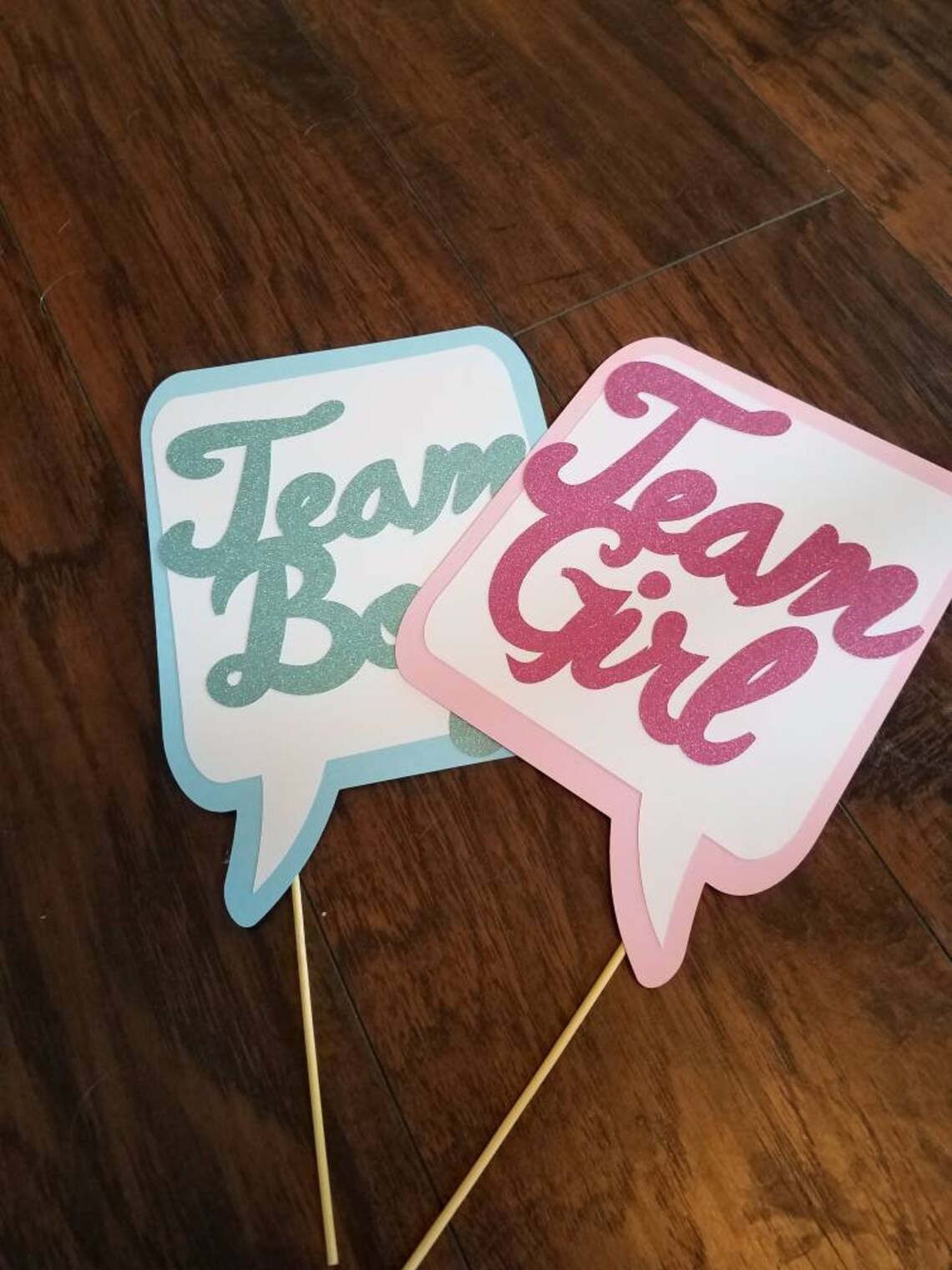 Gender Reveal Party Props, Baby Shower Decorations, Team Girl Team Boy ...