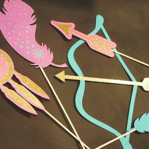 Tribal Party Supplies, Tribal Baby Shower Photo Booth Props, Boho Photo ...