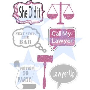 Law School Graduation Prop Set, Law Party, Law School Party, Lawyer ...