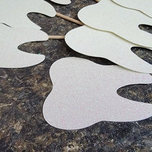 Tooth Cupcake Toppers, Dental School Graduation Party Decorations ...