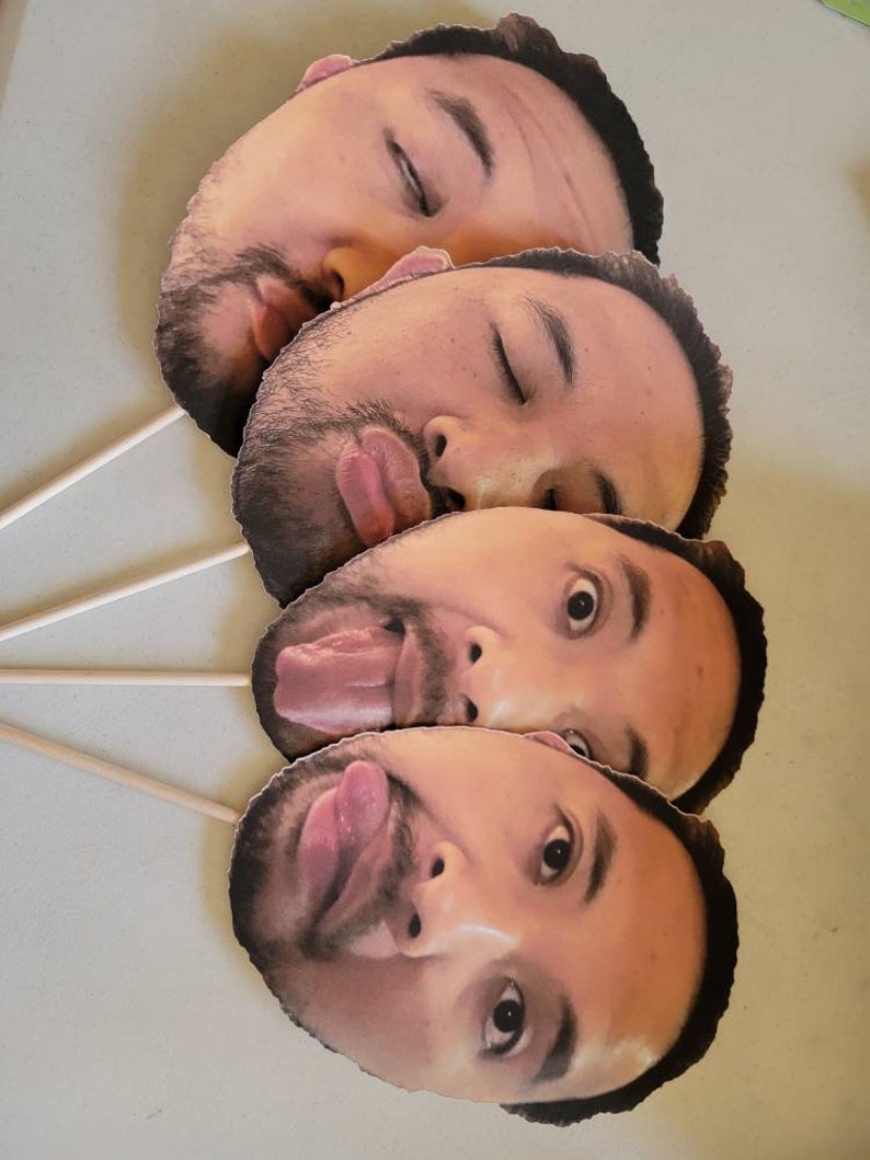 Custom Face Photo Booth Props First Birthday 21st 30th50th - Etsy