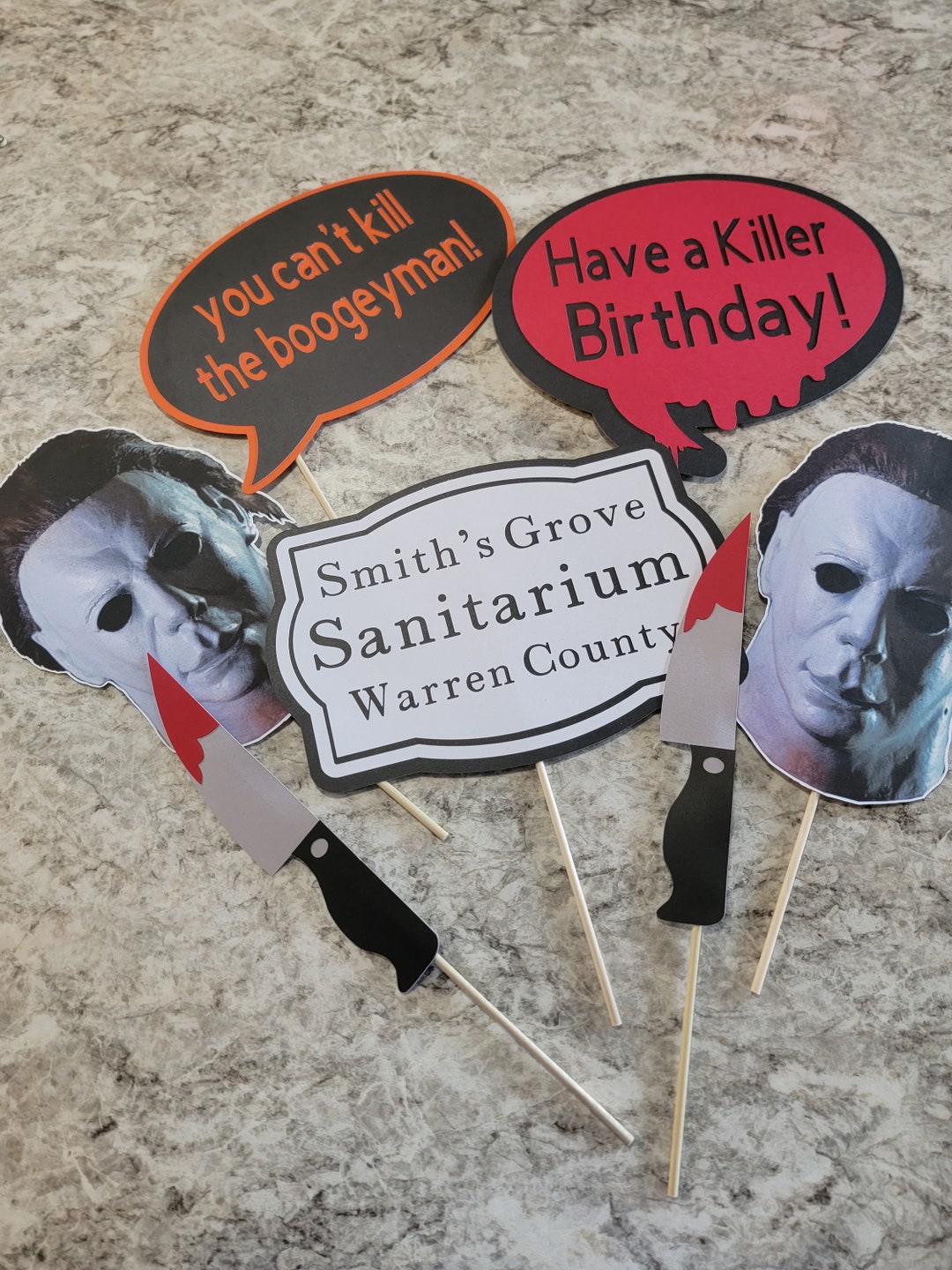 Halloween Photo Props, Michael Myers Party Decorations, Have a Killer ...