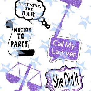 Law School Graduation Prop Set, Law Party, Law School Party, Lawyer ...