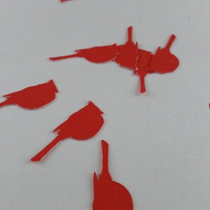 Cardinal Bird Confetti, Baby Shower Red Cardinal Confetti, Bird Table ...