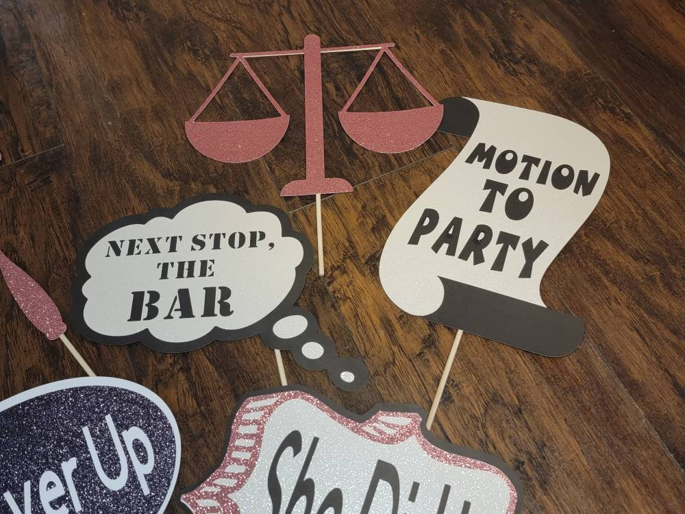 Law School Graduation Prop Set Law Party Law School Party | Etsy