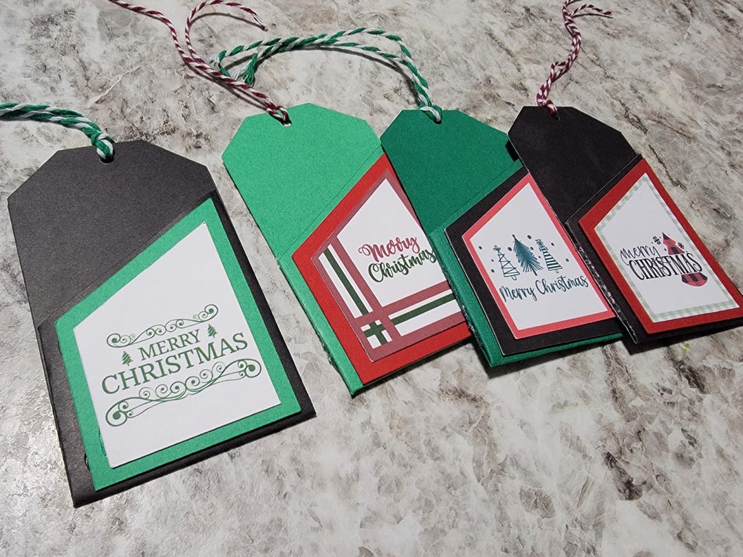 Gift Card Holders, Unique Gift Card Tags, Christmas Wrapping, Holiday ...