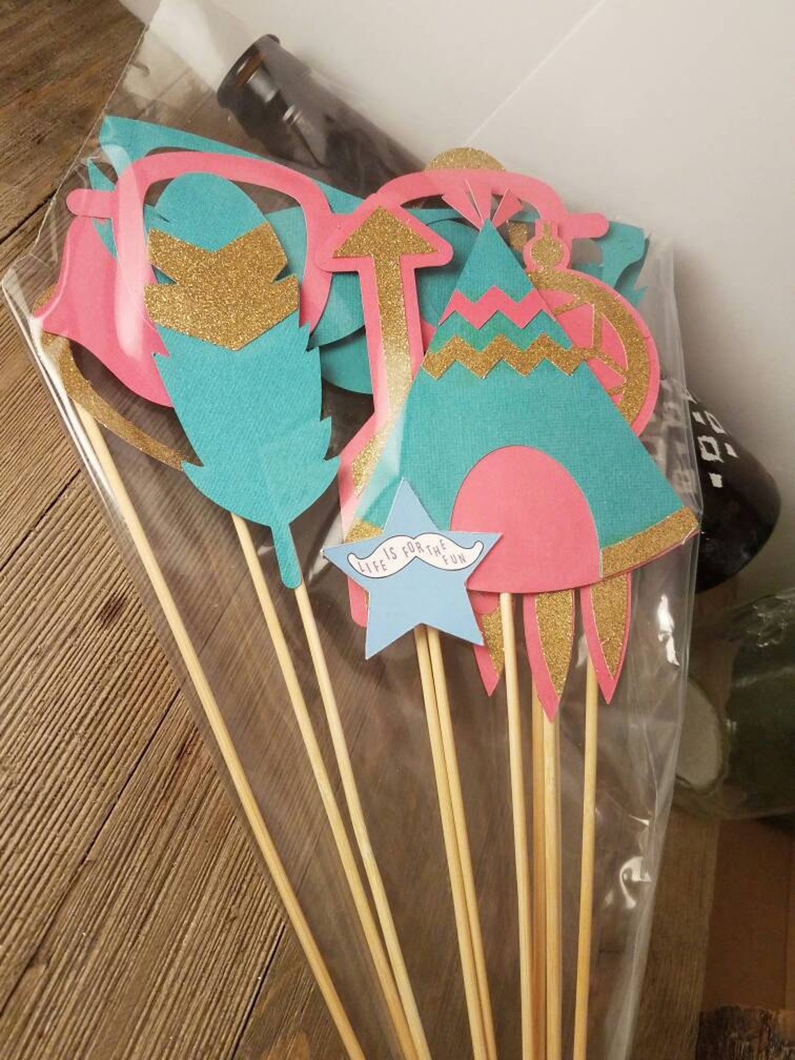 Boho Photo Booth Props Tribal Baby Shower Photo Booth Props - Etsy