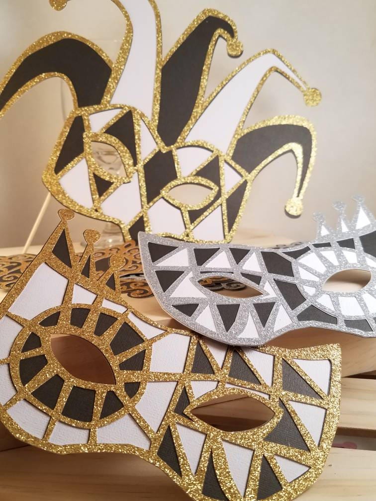 Masquerade Mask, New Years Eve Decorations, Mardi Gras Mask, 40th ...