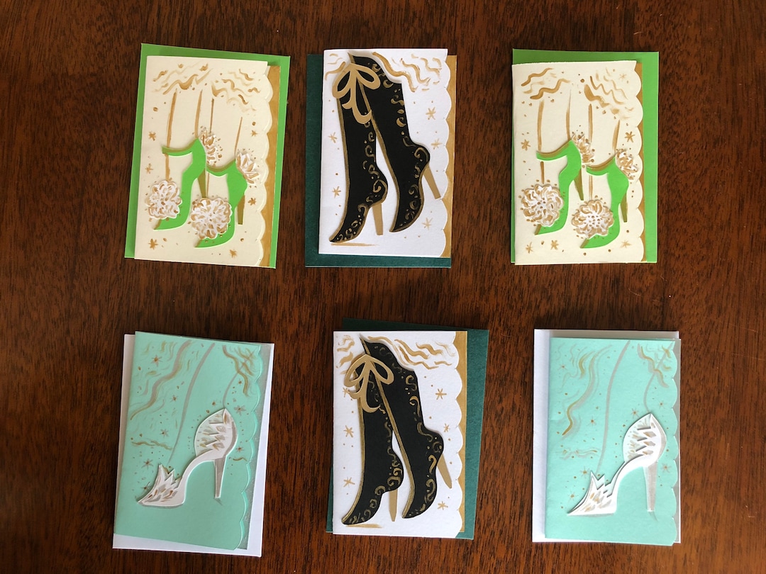 Shoes Handmade Gift Cards - Etsy