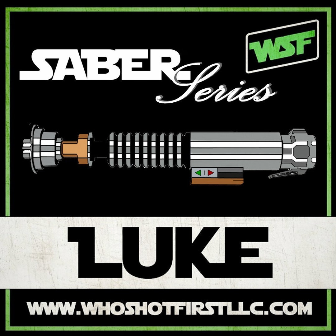 Luke's Lightsaber Hilt - Unique PVC Morale Patch Star Wars Jedi ...