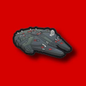 Blue Falcon - PVC Tactical Morale Patch - Unique Military Star Wars Millenium Falcon Han Solo ...