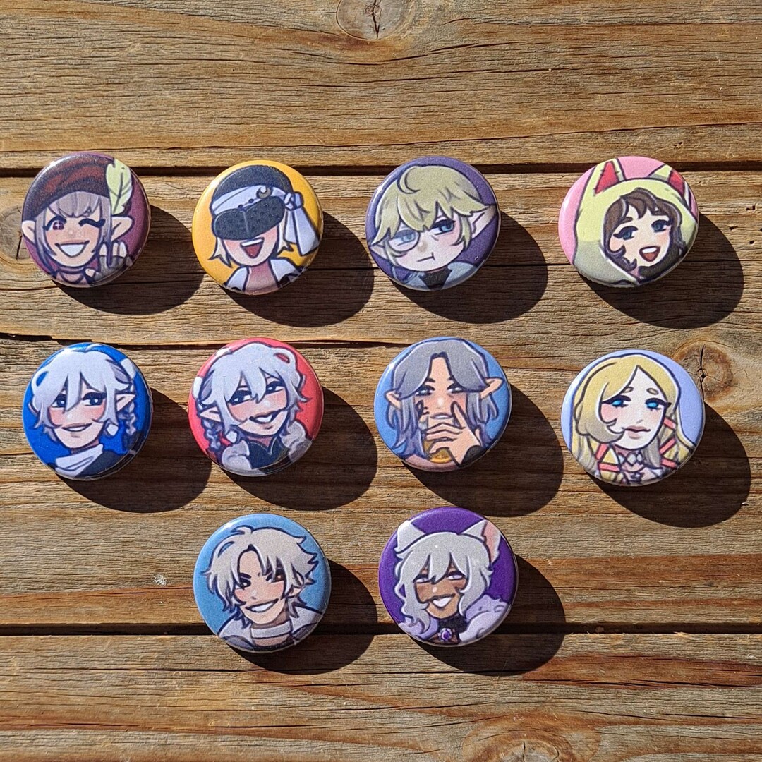 FFXIV Buttons - Etsy