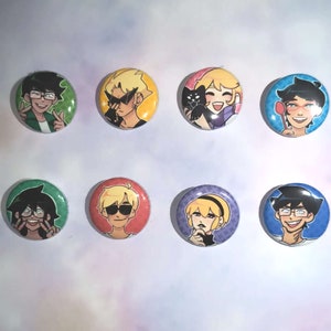 BETA and ALPHA Kid Buttons - Etsy