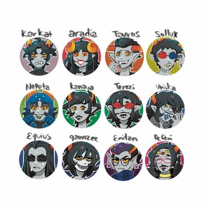 Homestuck Buttons! - Etsy