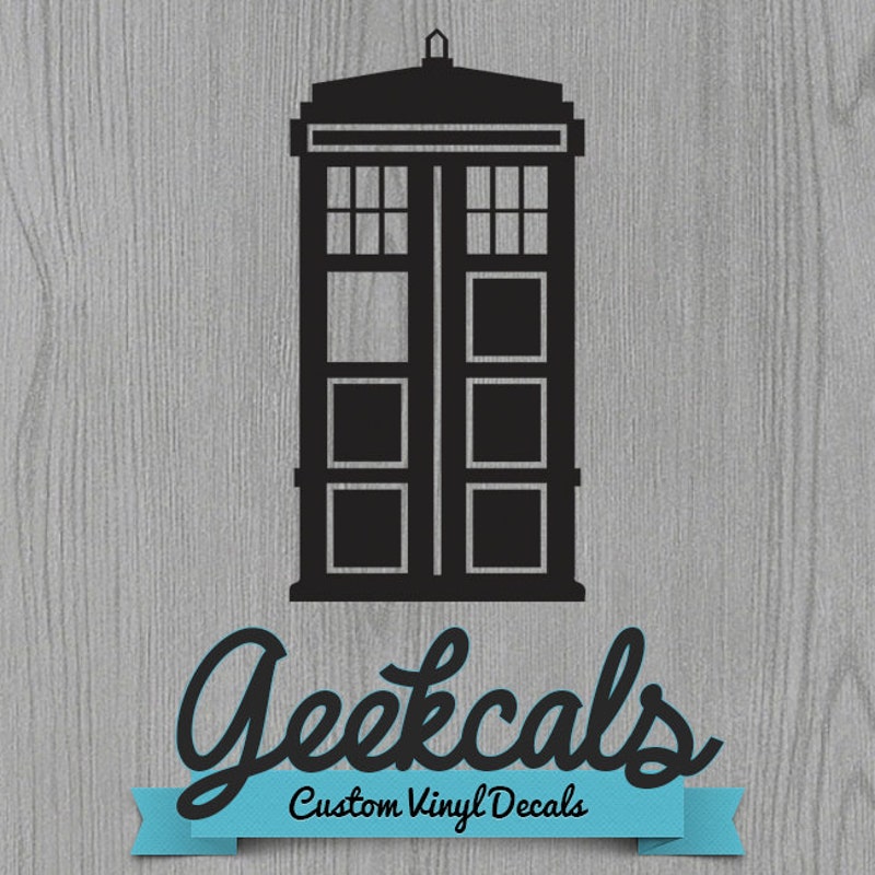 Tardis Wall Decal - Etsy