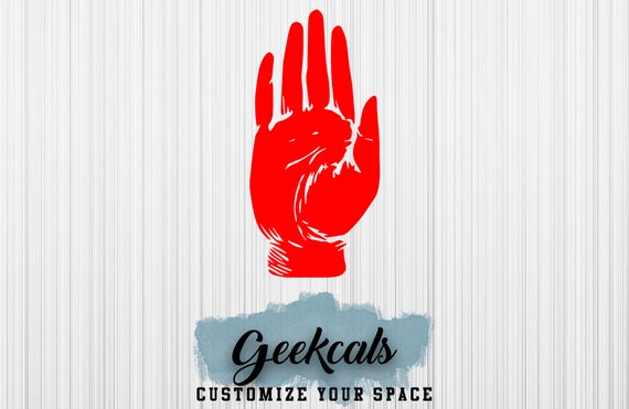 Wheel of Time Red Hand Banner Wot Custom Vinyl Decal | Etsy