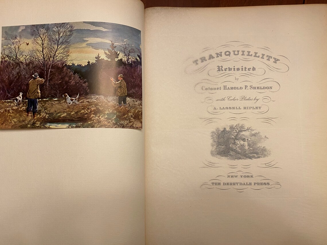 Tranquillité revisitée Harry Sheldon Derrydale Press - Etsy France