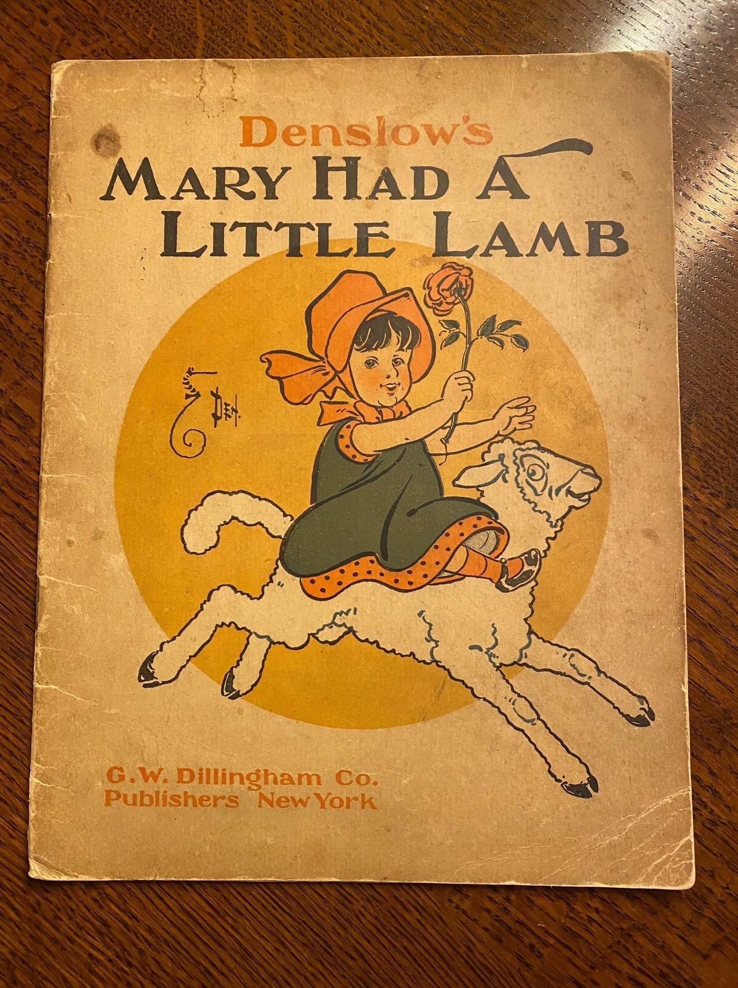 Denslow's Mary Had a Little Lamb. W.W. Denslow, 1903. Dillingham. - Etsy