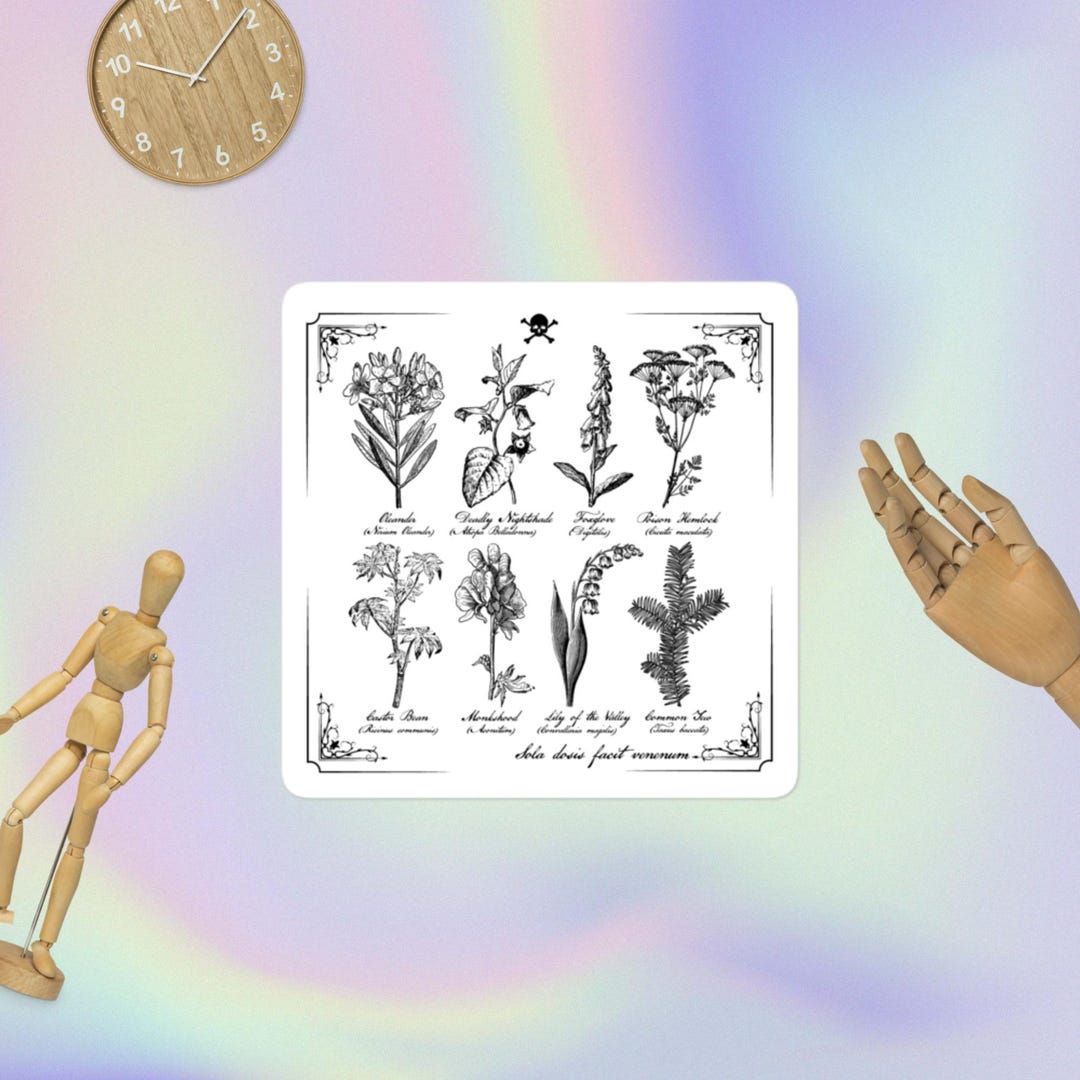 Deadly Nightshade Sticker - Etsy