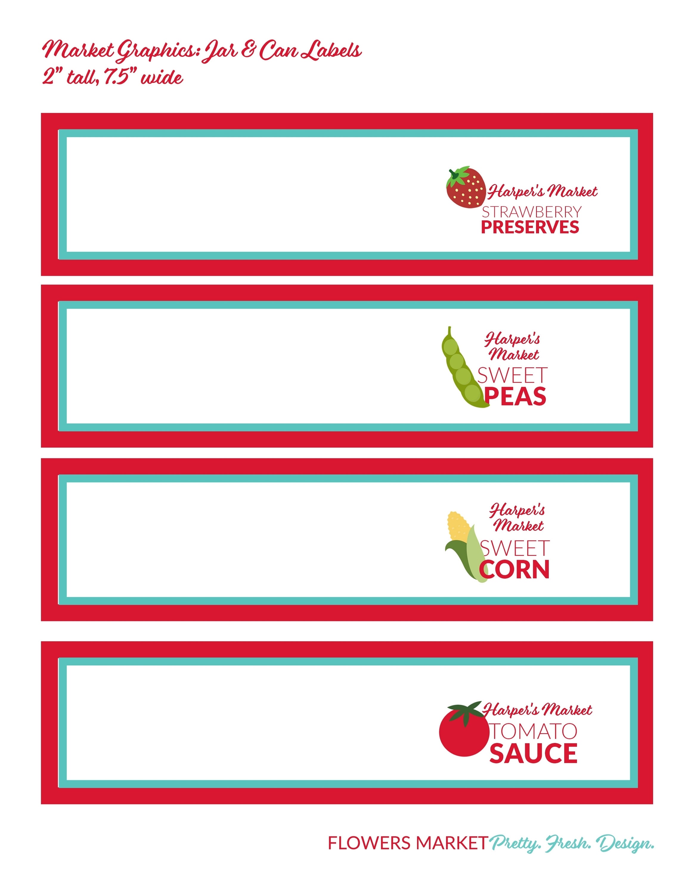 Printable Pretend Play Grocery Store Labels and Signsred and - Etsy