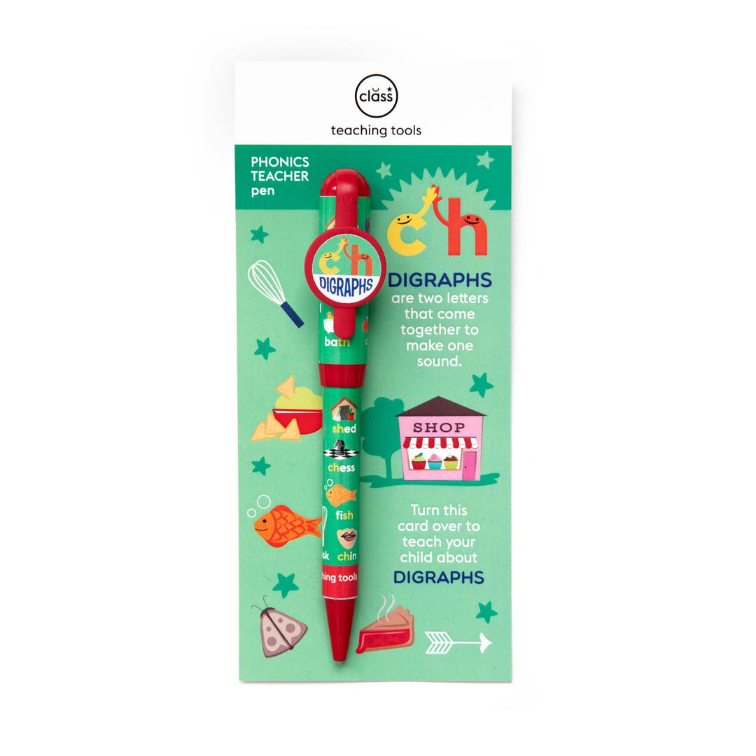 Phonics Digraph Pen – Orton Gillingham Reading Tool, Teacher Gift ...
