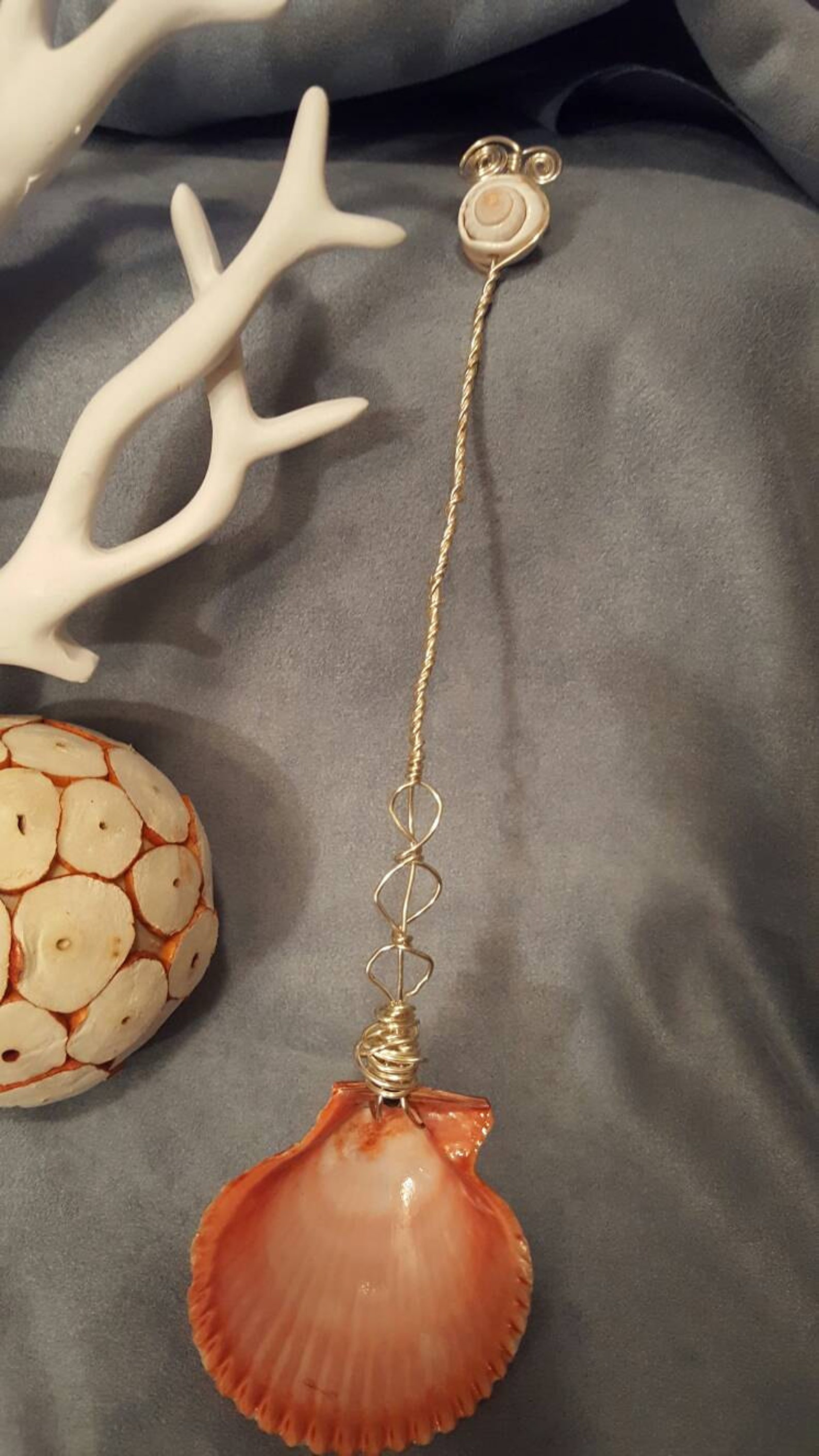 Sea Shell Serving Spoon Coral - Etsy