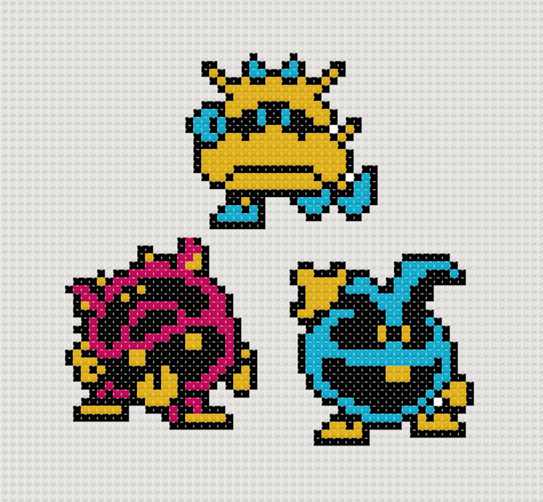 Dr. Mario Viruses Cross-stitch Pattern - Etsy