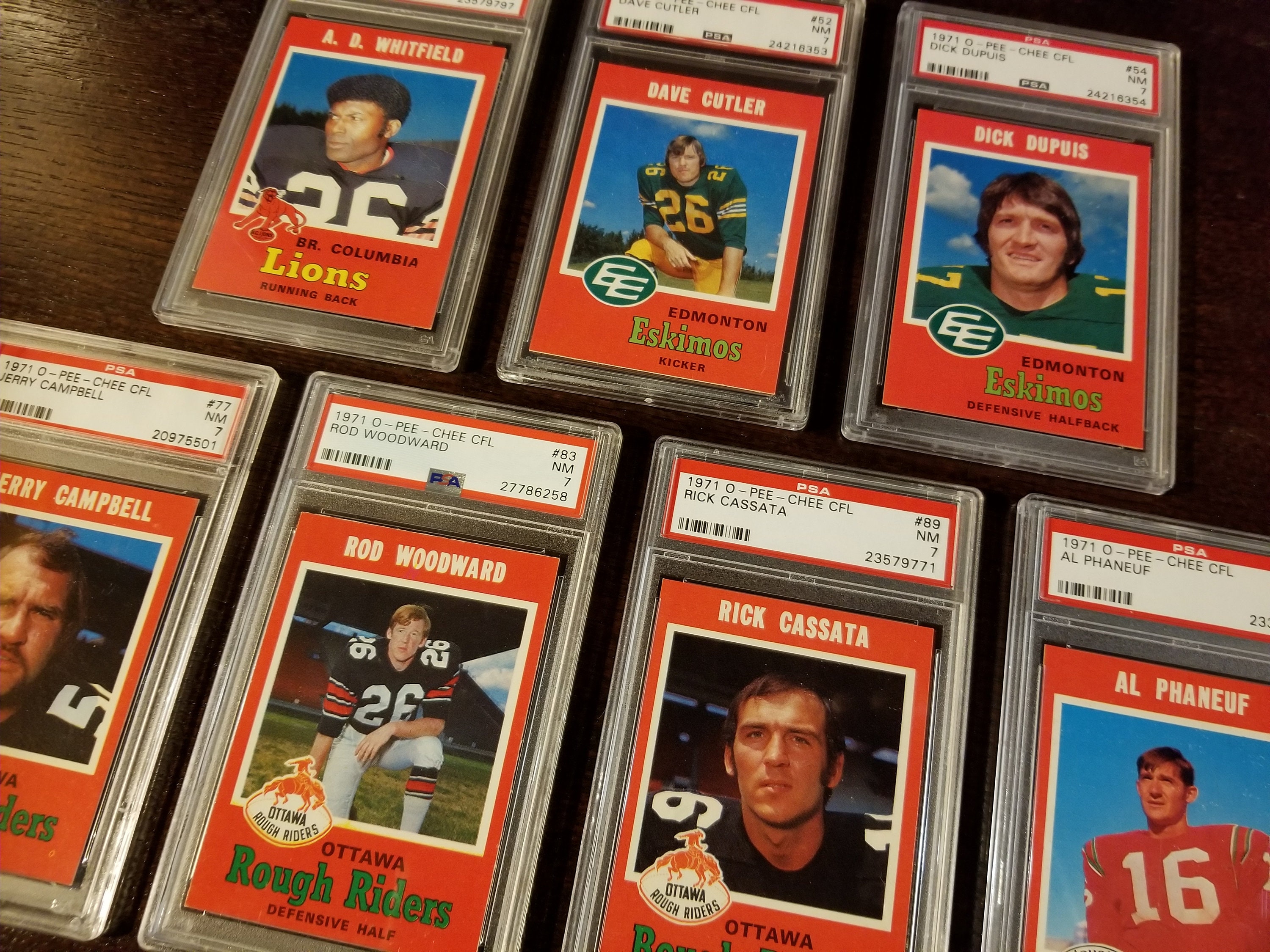 1971 OPC Cfl Partial Set 37 Psa Graded Cards - Etsy