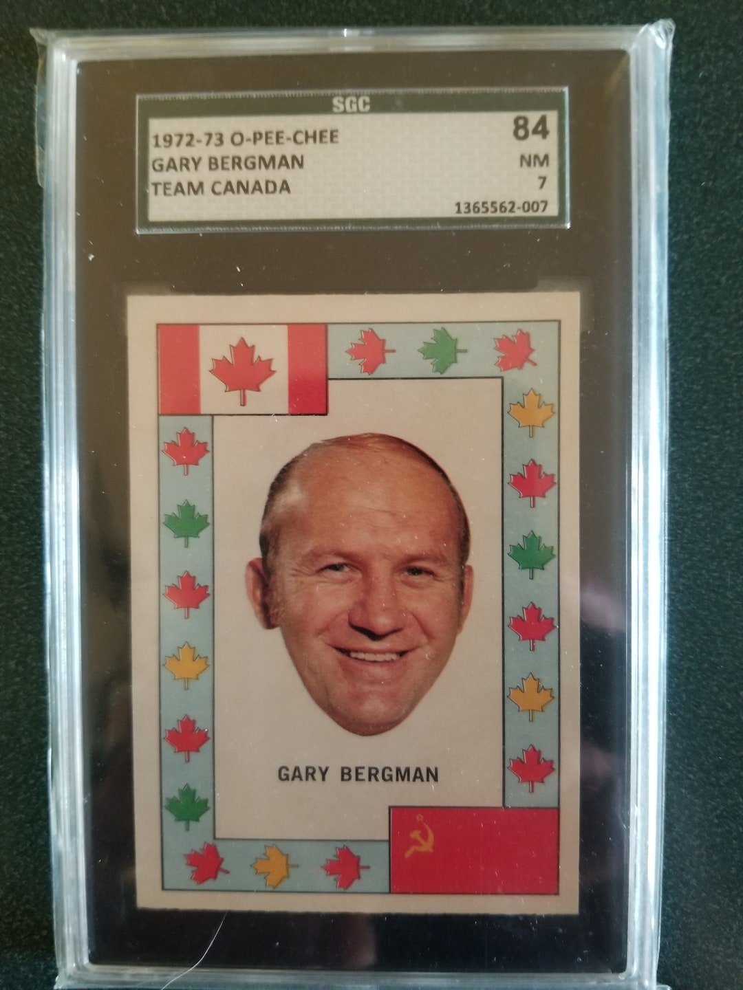 1972 Opc Hockey Team Canada Insert GARY BERGMAN Sgc 7 - Etsy