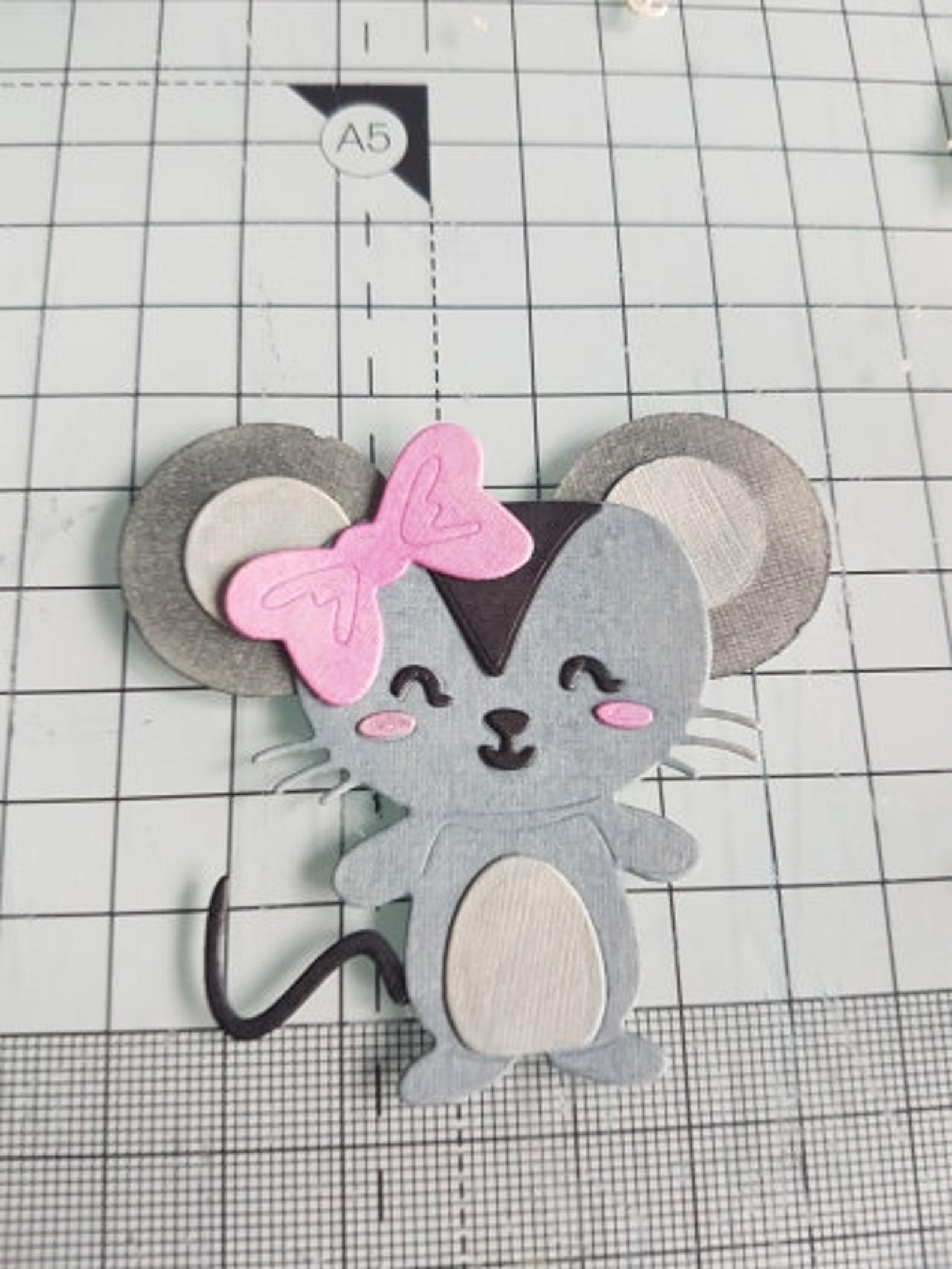 Cute Mouse Cutting Die Animal Metal Die Cuts for Card Making - Etsy
