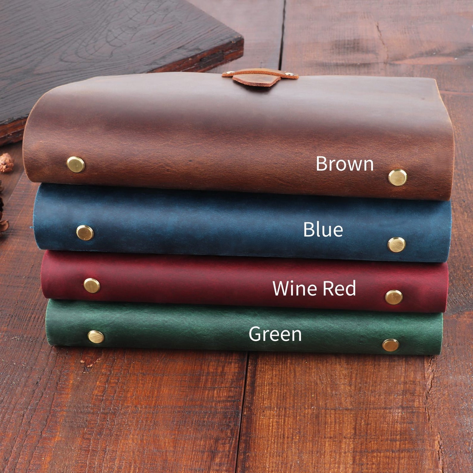 Personalized Genuine Leather Planner Refillable Leather | Etsy