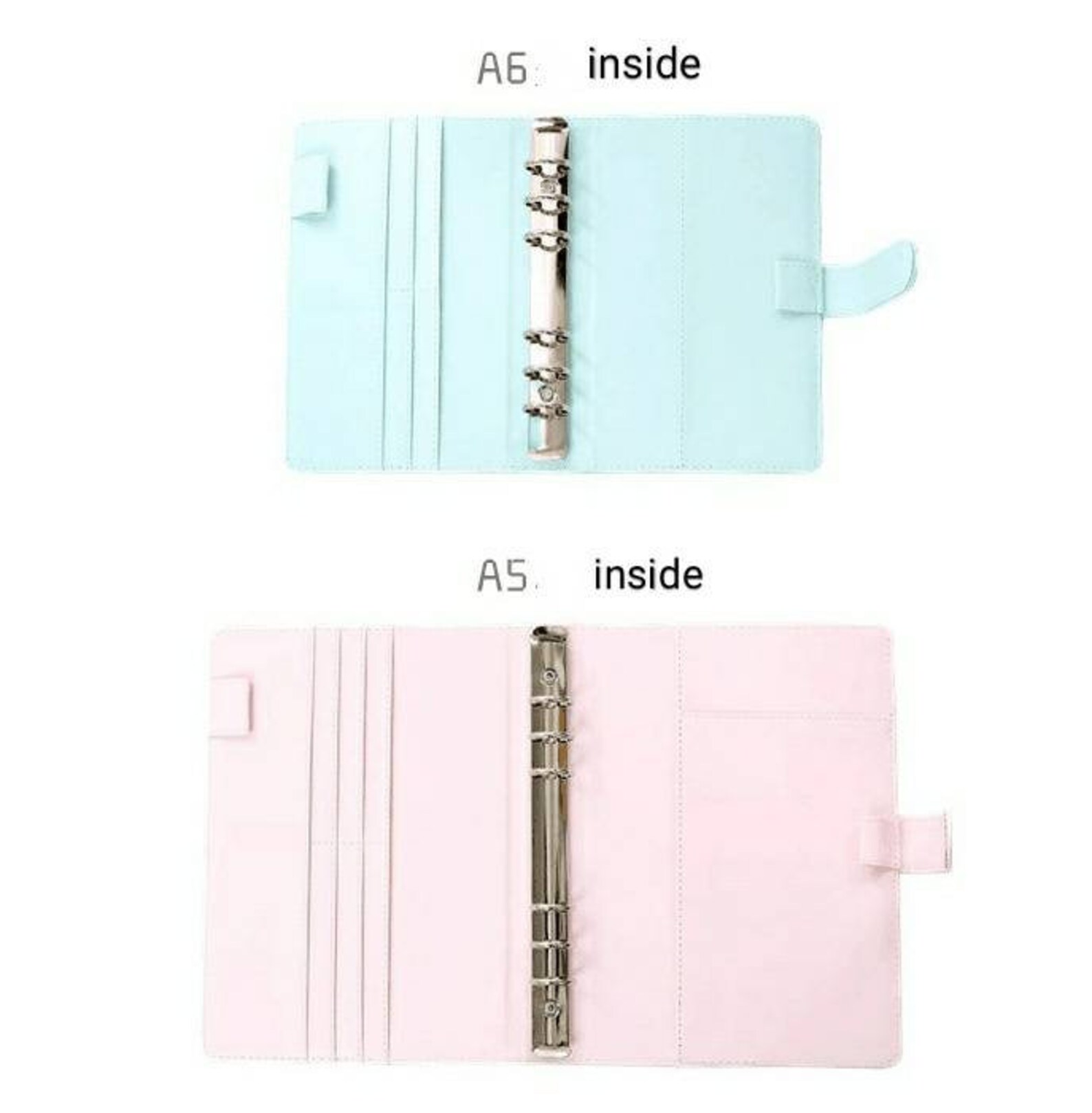 A5 Personal PU Planner 6 ring Planner refillable planner | Etsy