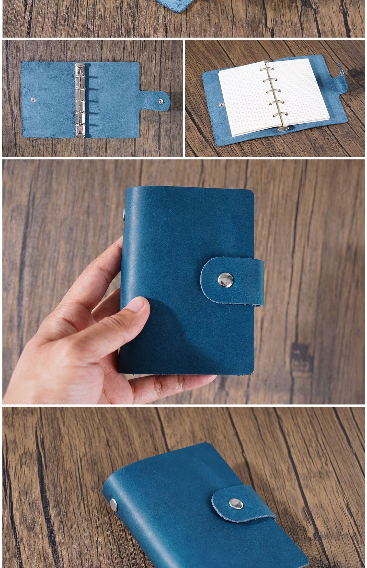 MINI Genuine Leather Planner Refillable Leather Planner 6 - Etsy
