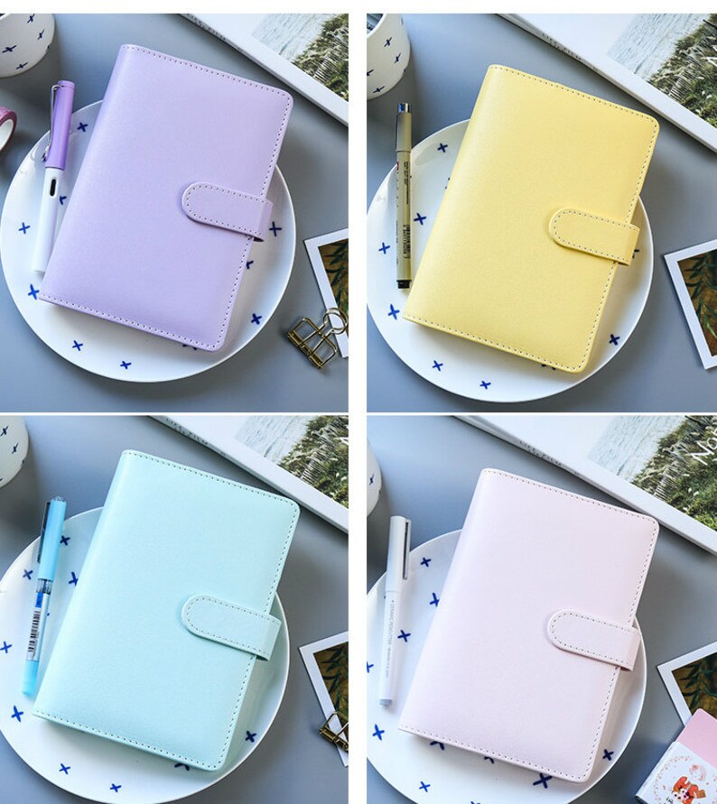 160 Pages A5 / Personal PU Yellow Planner6 Ring Binder - Etsy