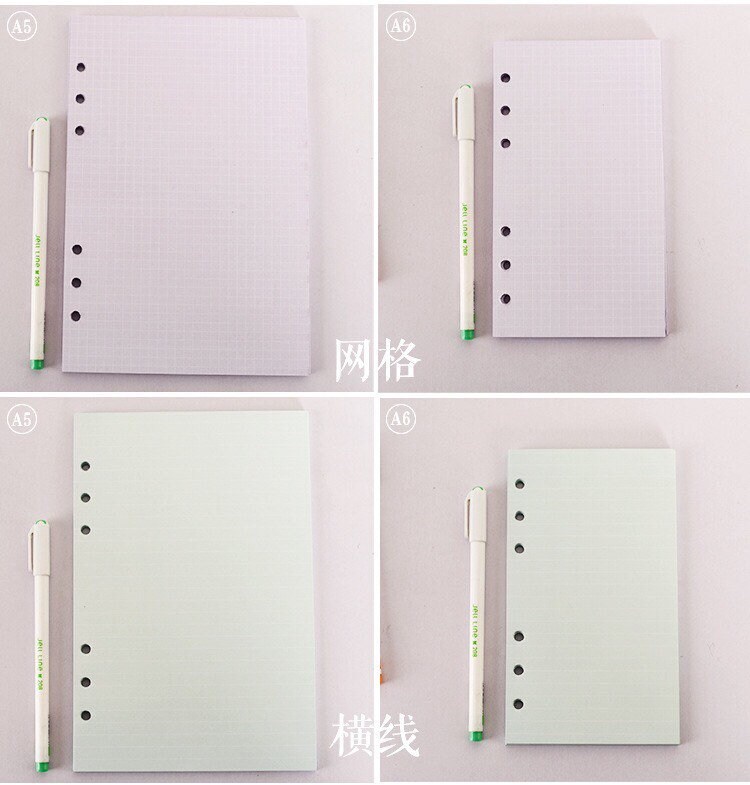 A5 Personal Size Colorful Planner Inserts 6 Ring Printed - Etsy