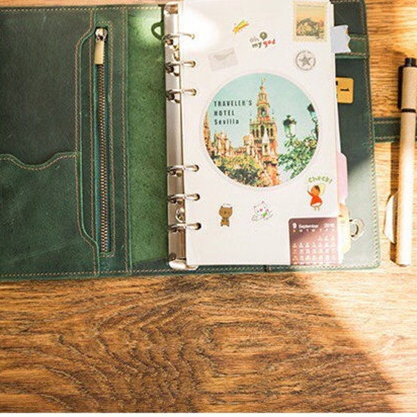 Leather Planner - Etsy