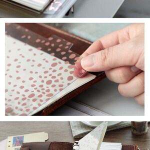 Set of 5 Pink Flowers A5 / Personal / Planner Dividers, Semi ...