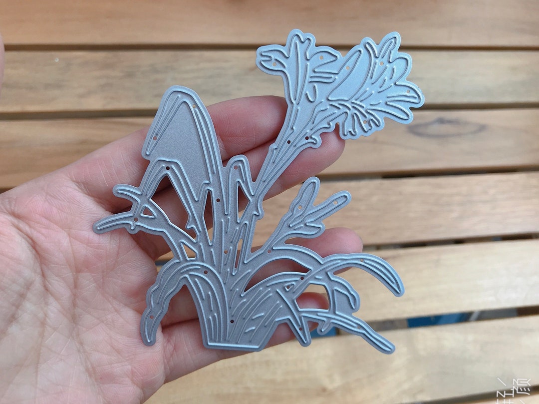 Grass Metal Cutting Die Flower Die Cuts - Etsy