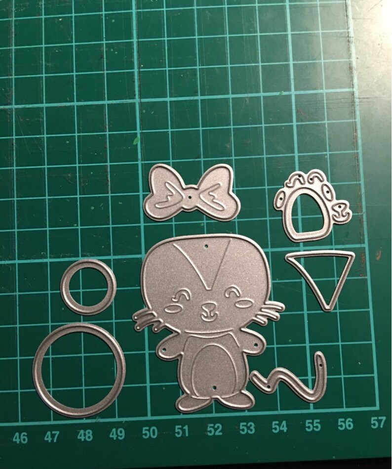 Cute Mouse Cutting die Animal Metal die cuts for Card making | Etsy