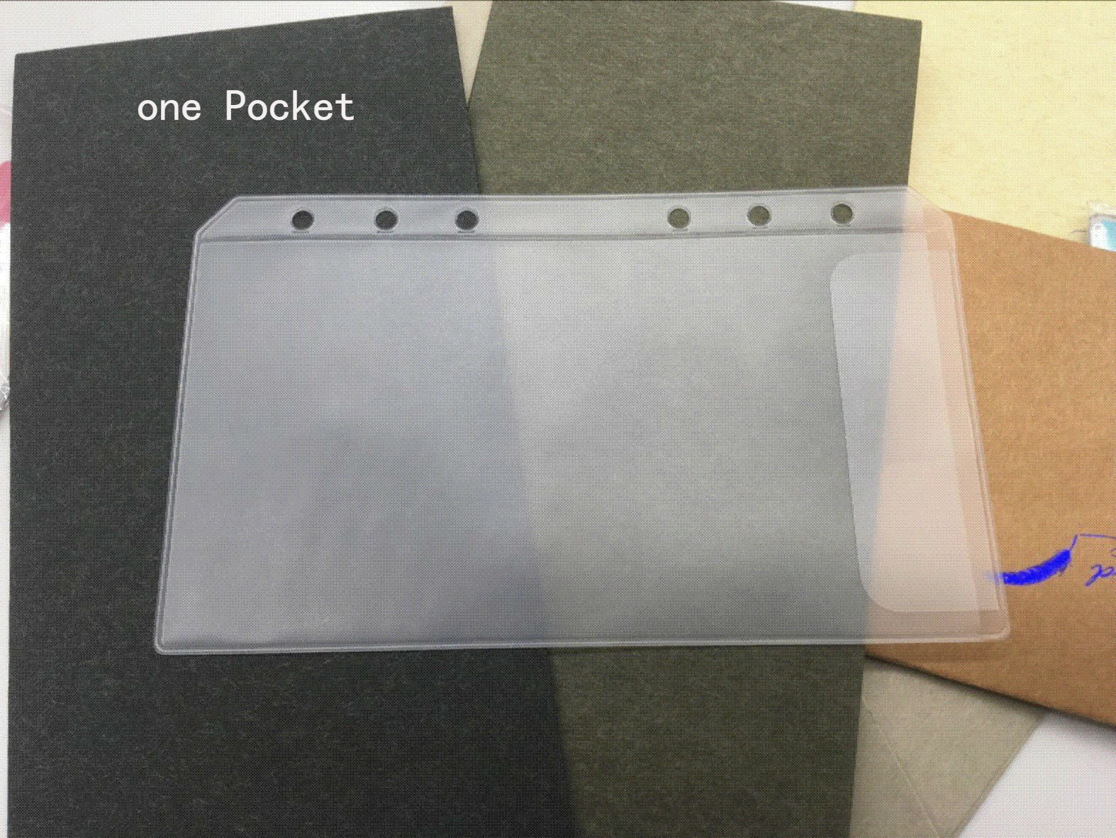 A5 Filofax / Kikki K PVC Pocket Pouch With Hole for Planner - Etsy