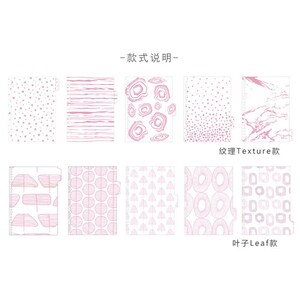 Set of 5 Pink Flowers A5 / Personal / Planner Dividers, Semi ...