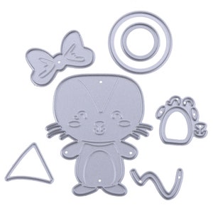 Cute Mouse Cutting Die Animal Metal Die Cuts for Card Making - Etsy