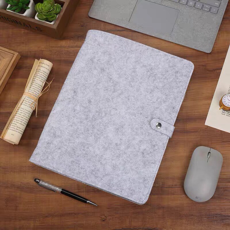 A4 Felt Binder Refilled Planner Cover 4-rings Binder No - Etsy