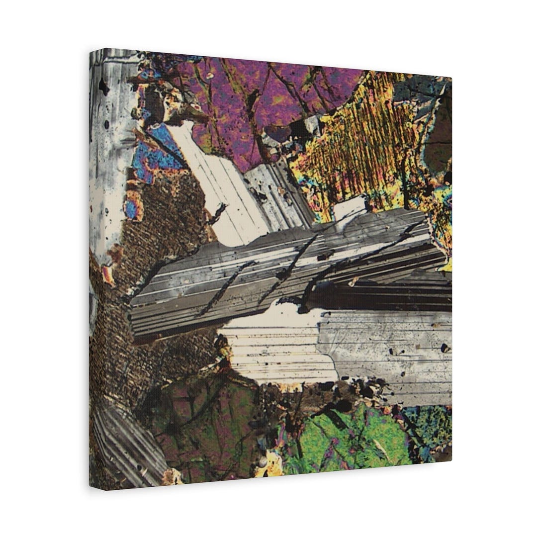 Canvas Gabbro Rock Print – Geology Wall Art – Geologist Gift/rockhound ...