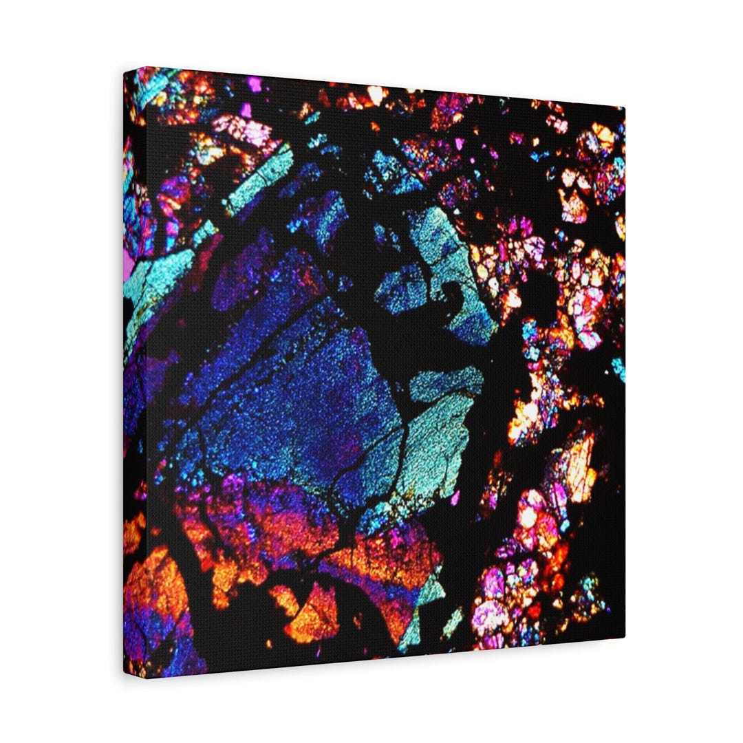 Canvas - Meteorite - Geology Prints - Etsy