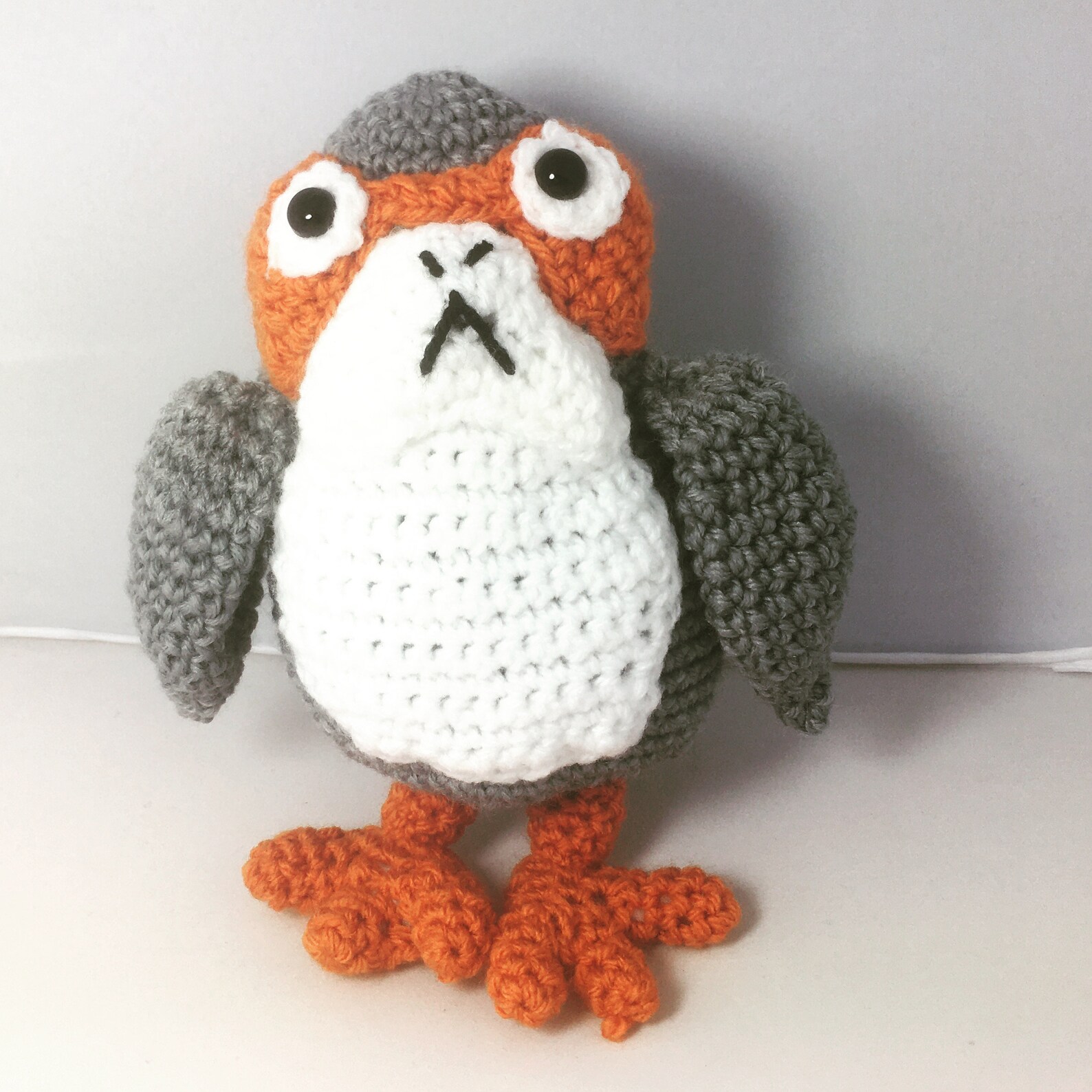 Porg Toy Crochet Porgporg Doll Amigurumi Star Wars Plush - Etsy UK