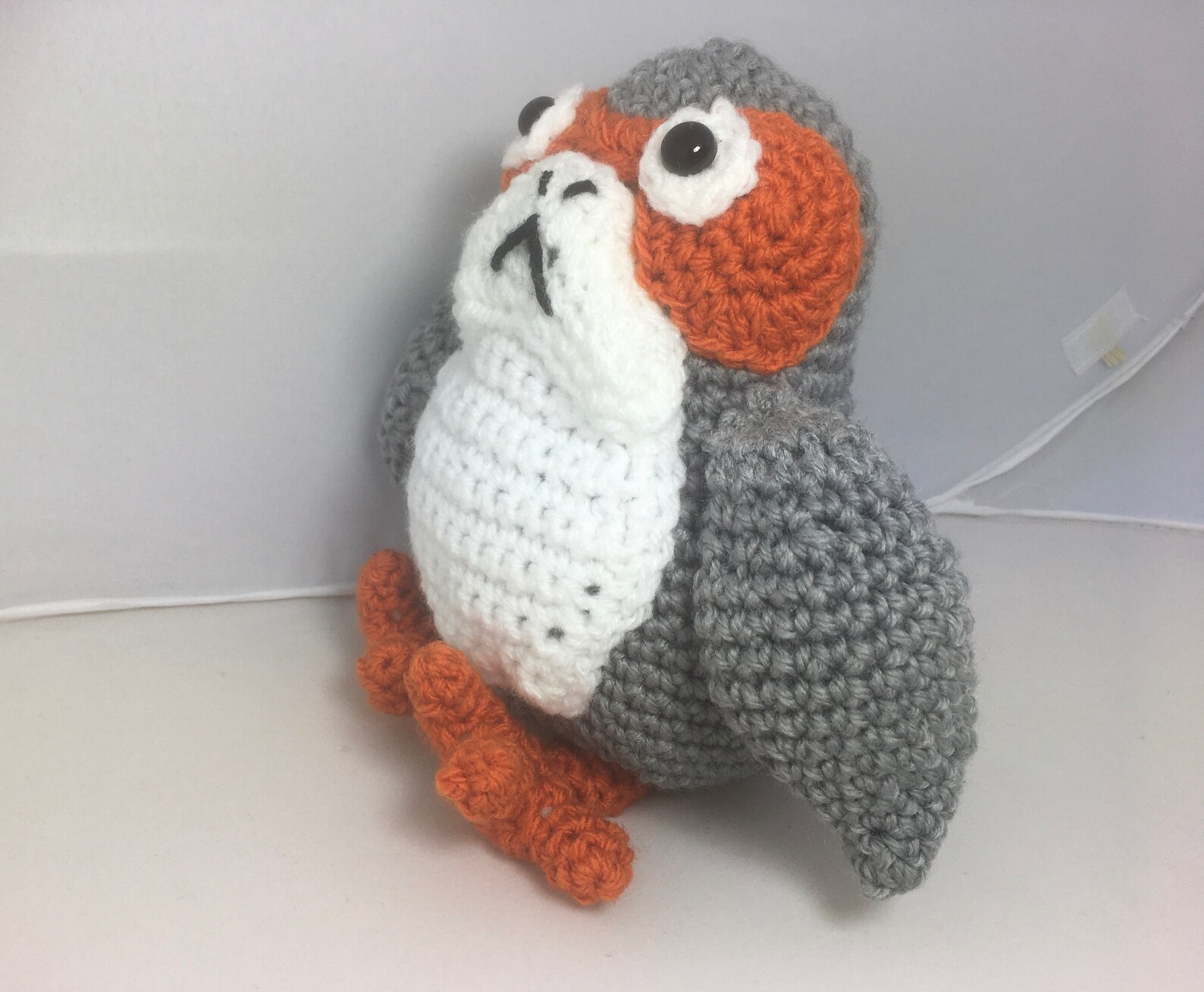 Porg Toy Crochet Porgporg Doll Amigurumi Star Wars Plush - Etsy UK